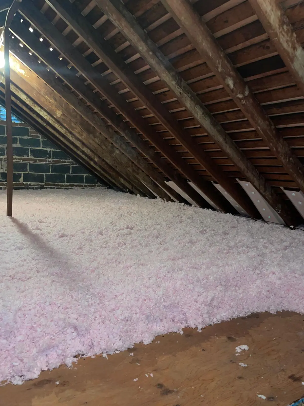 Attic Cleanup and Insulation - Master Attic